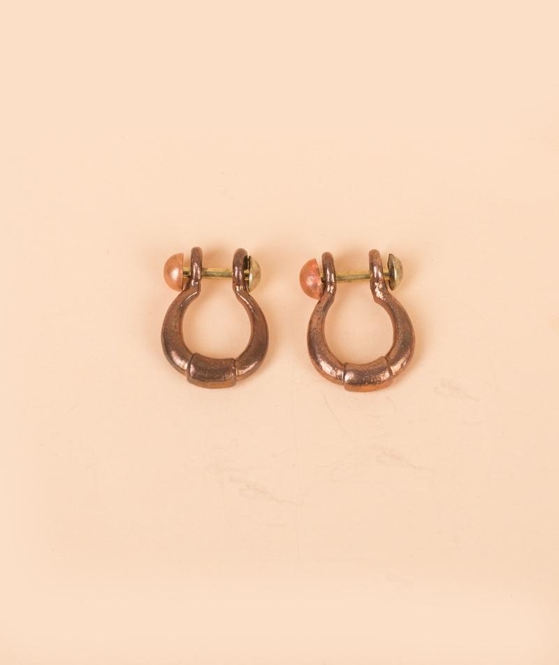 Copper earrings for men store